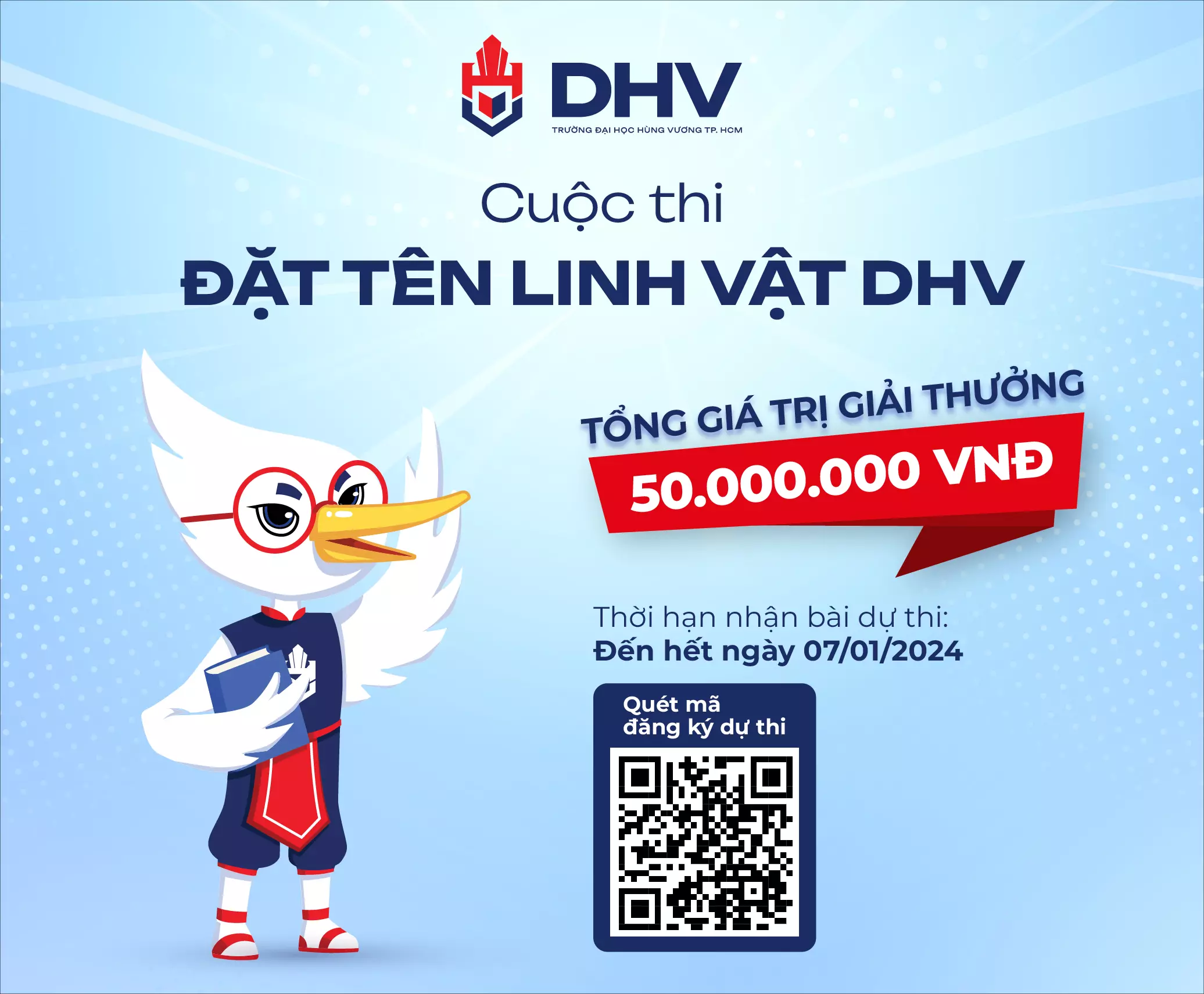 ĐẶT TÊN NỔI BẬT - TÌM SLOGAN CHẤT CHO LINH VẬT DHV